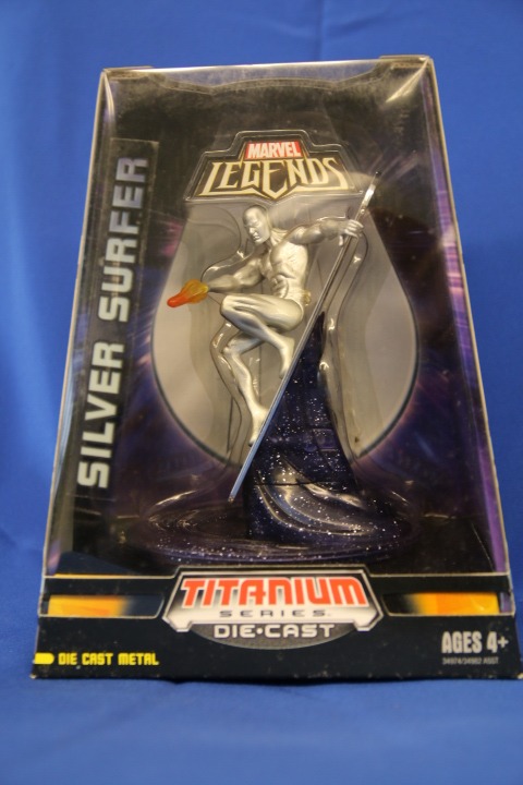 Titanium Series Die Cast Marvel Legends - Silver Surfer, Hobbies & Toys ...