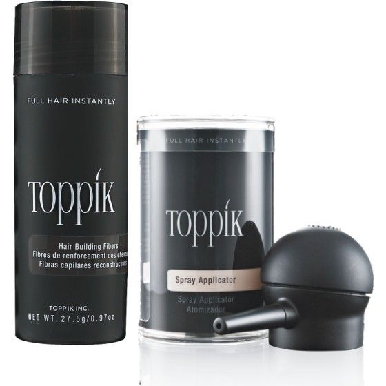 Toppik hair building fibre powder 27.5 gm for hair bear loss concealer ...