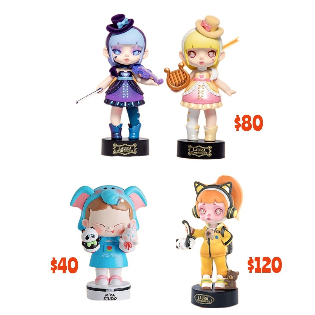 ToyCity assorted figurines LAURA & MIKA, Hobbies & Toys, Toys & Games ...