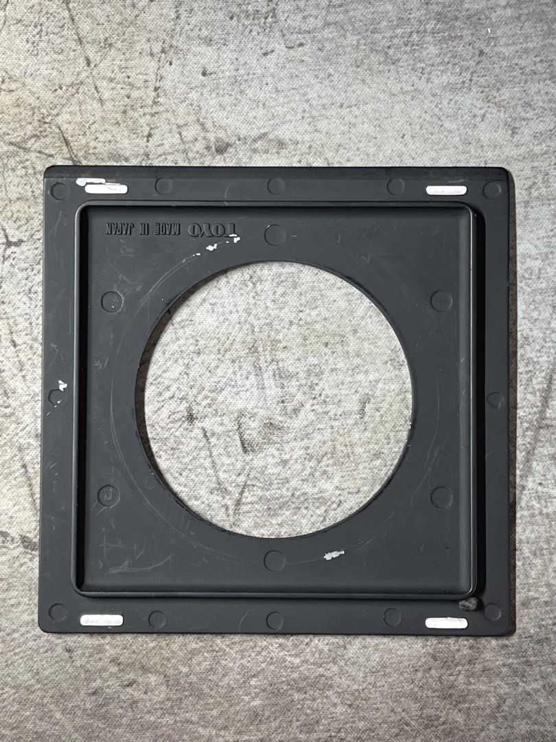 Toyo-view 110mm large format lens board Copal 3, Photography, Lens ...