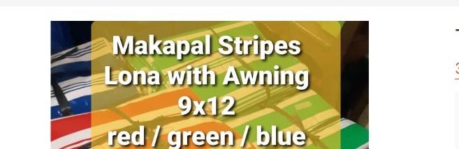 Trapal Stripes Lona 9x12 feet Tarpaulin Cover Shade Awning Shade Tolda ...