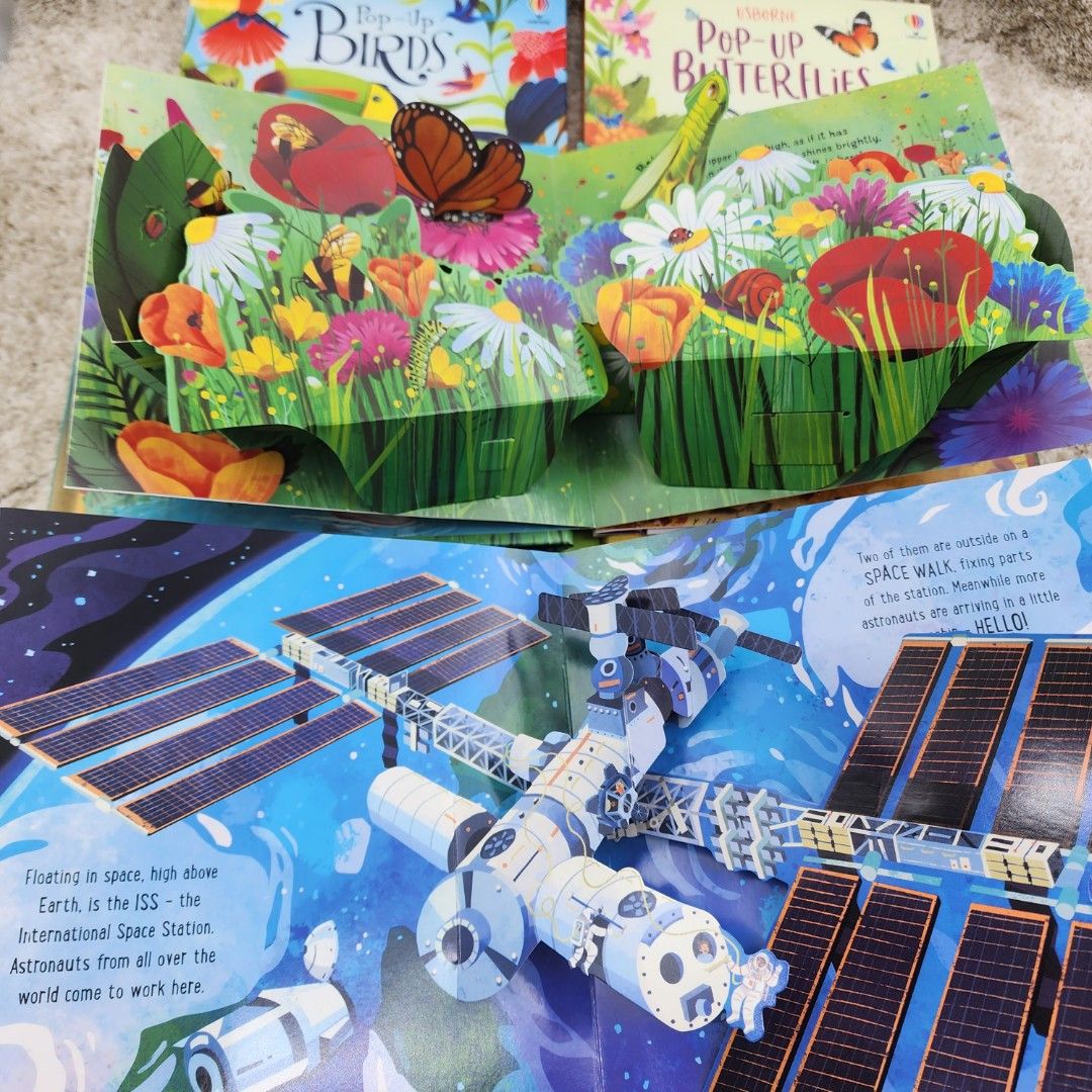 usborne pop-up series/birds/butterfly/animals/snow white/The three ...