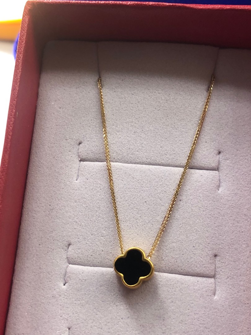 Vca 18k gold necklace on Carousell