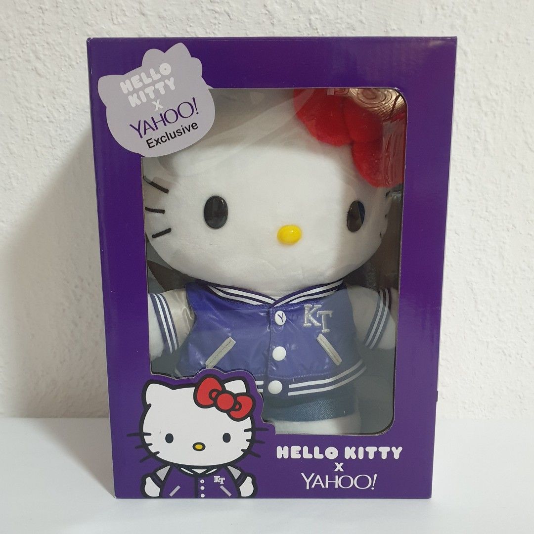 [Very Rare, Limited Edition] Hello Kitty x Yahoo! Plush, Hobbies & Toys, Toys & Games on Carousell