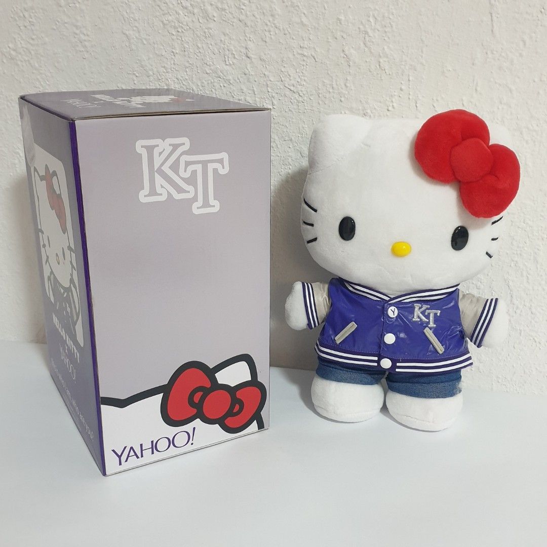 [Very Rare, Limited Edition] Hello Kitty x Yahoo! Plush, Hobbies & Toys, Toys & Games on Carousell