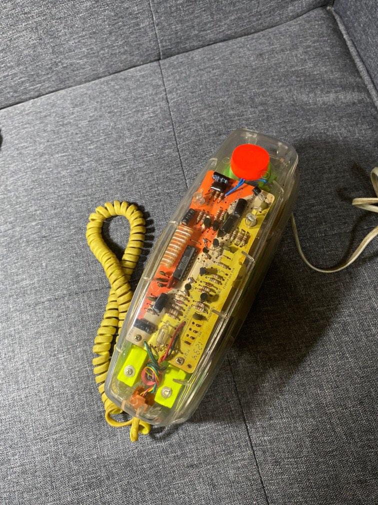 Vintage Conair Neon Transparent Telephone SW205 Retro 90's UNTESTED on ...