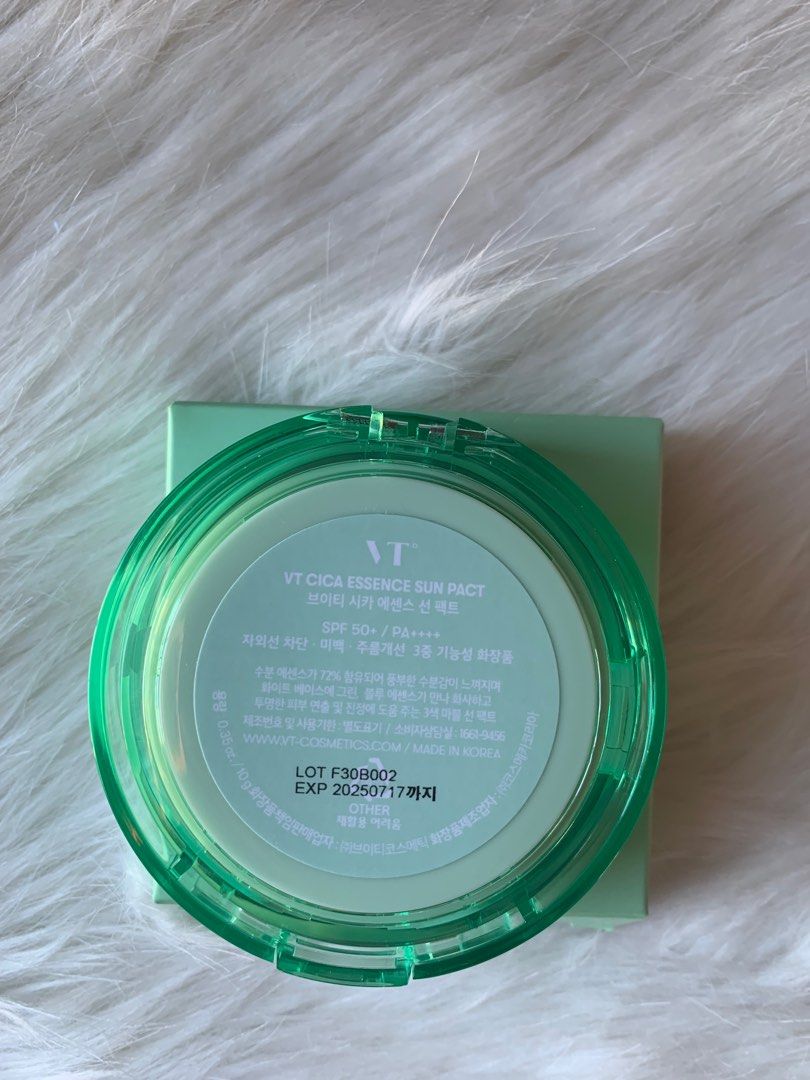 VT CICA ESSENCE SUN PACT SPF 50, Beauty & Personal Care, Face, Face ...
