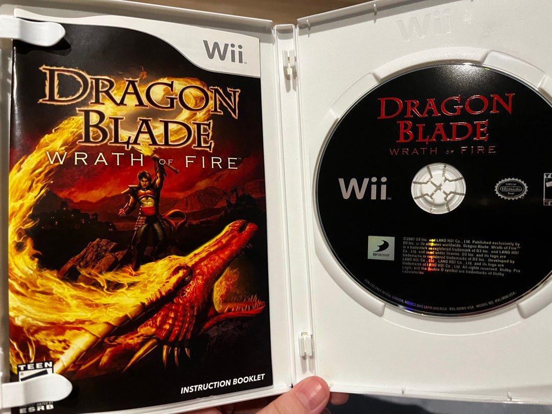 Wii Dragon Blade - Wrath of Fire, Video Gaming, Video Games, Nintendo ...