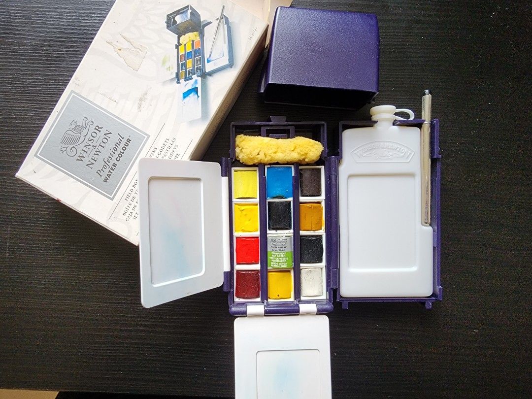 Windsor & Newton Professional Watercolor Field Box Artist Grade ...