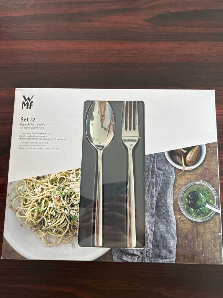 WMF Cutlery Set 12pcs, Furniture & Home Living, Kitchenware & Tableware ...