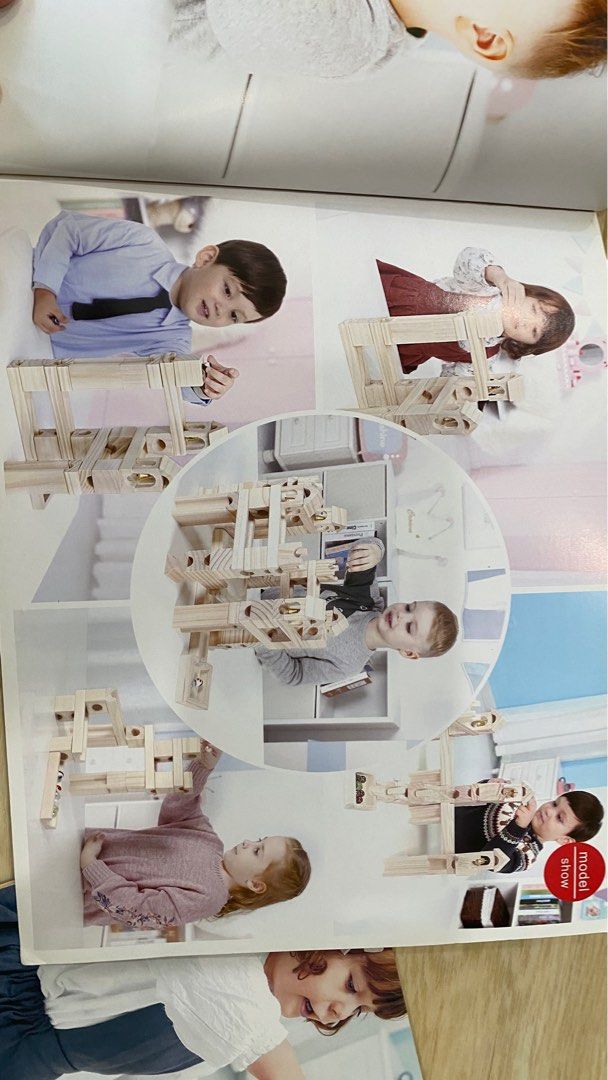 Wooden building blocks - marbles rolling, Hobbies & Toys, Toys & Games ...