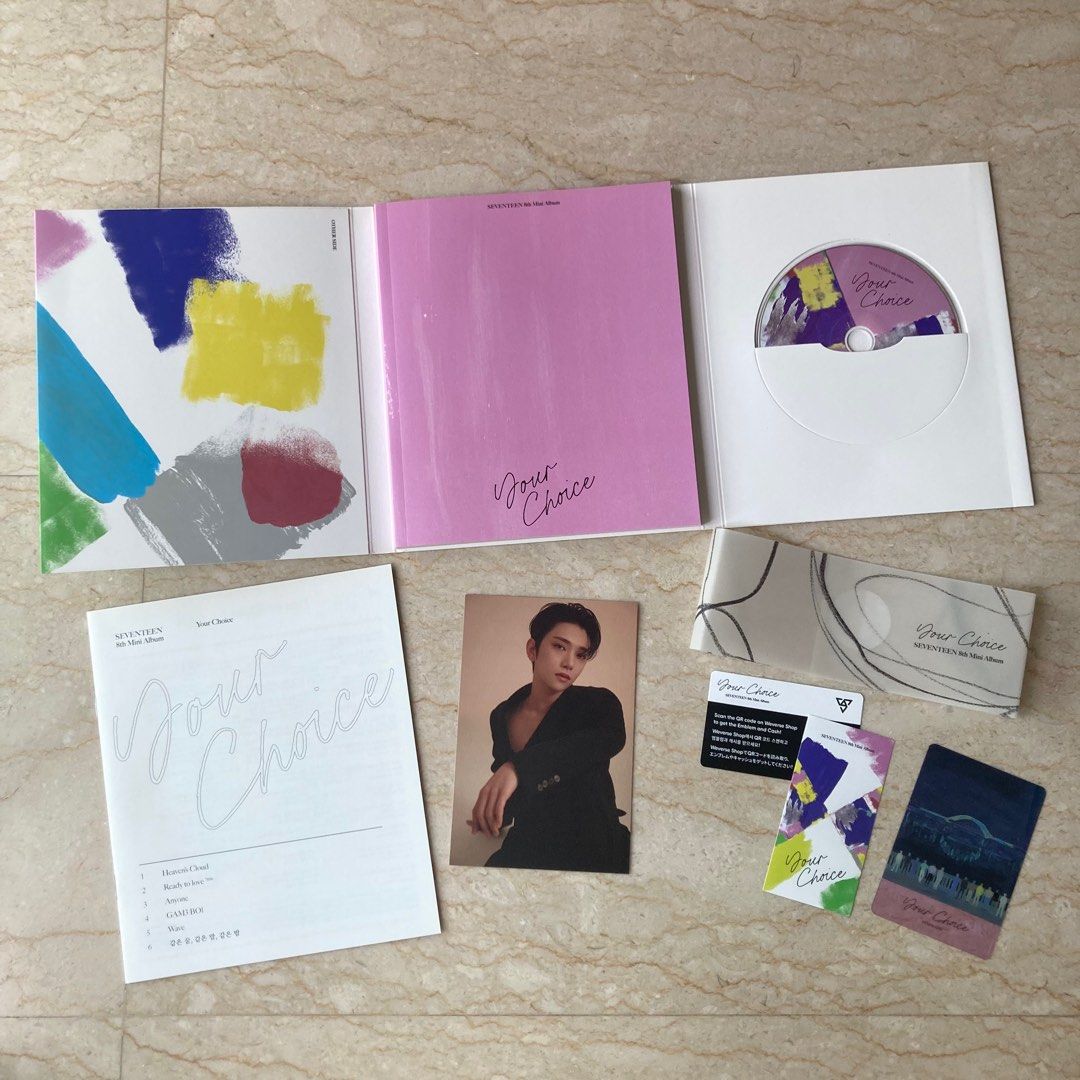 [wts/lfb] seventeen albums svt love & letter repackaged your choice ...