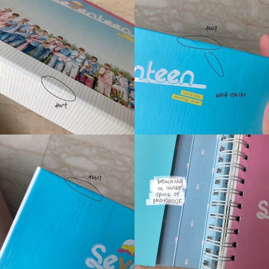 [wts/lfb] seventeen albums svt love & letter repackaged your choice ...