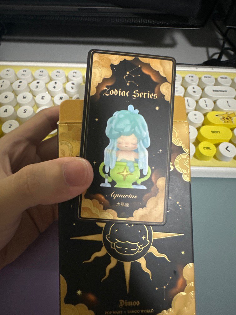 WTT/WTS Popmart zodiac dimoo Aquarius, Hobbies & Toys, Toys & Games on ...