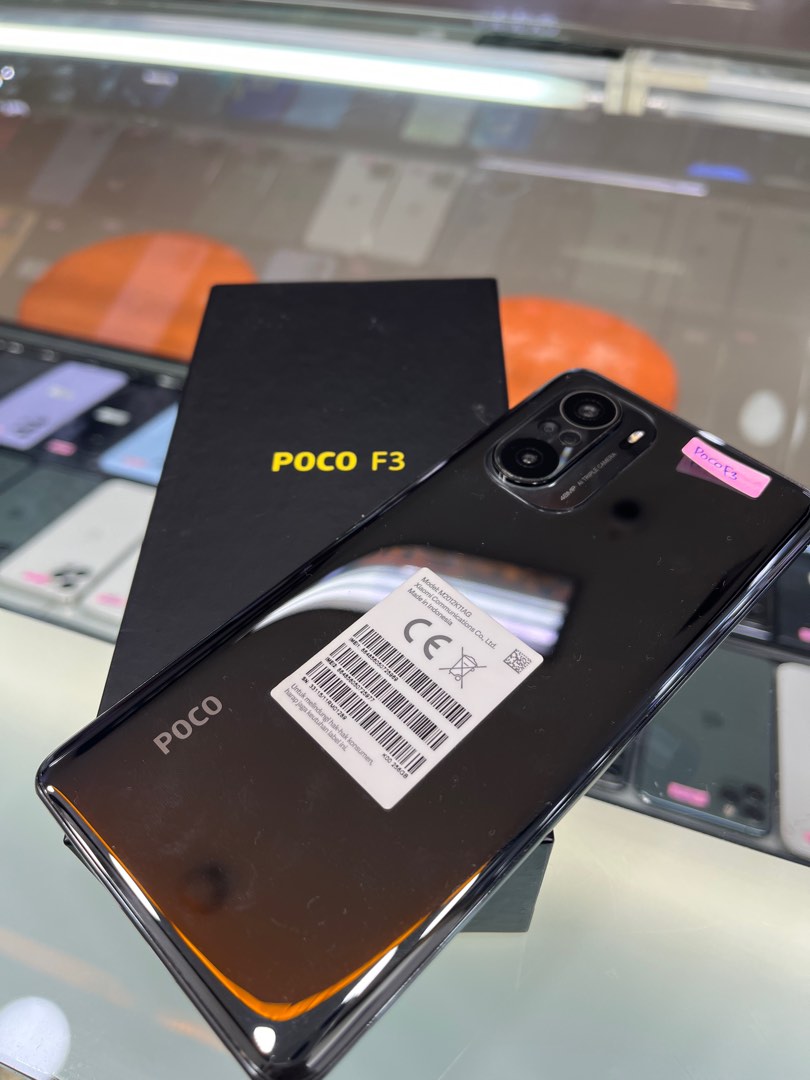 Xiaomi poco phone f3 8/256gb black mulus, Telepon Seluler & Tablet ...
