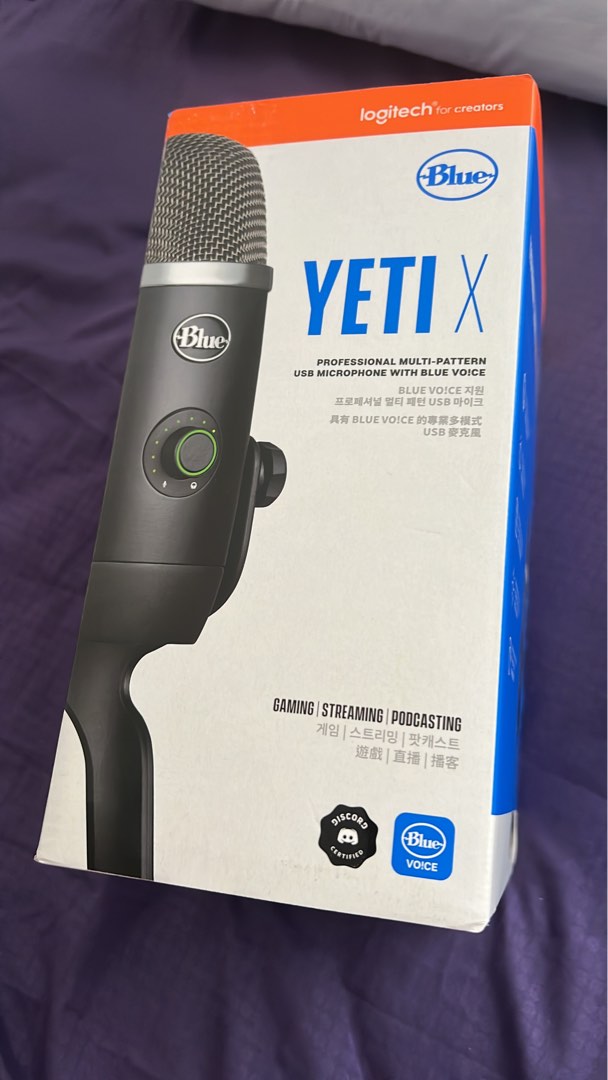 Logitech Blue Yeti X, Audio, Microphones on Carousell