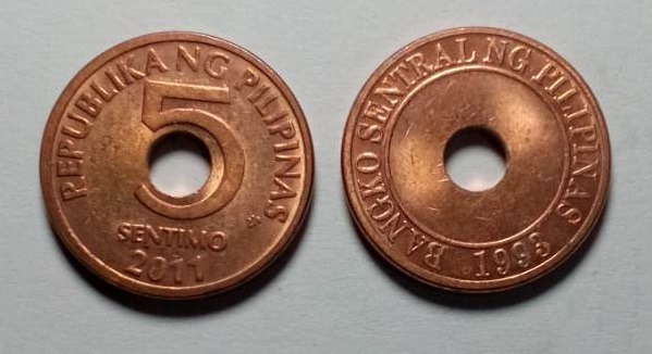 2011 Philippine Coin 5 Sentimo, Hobbies & Toys, Memorabilia ...