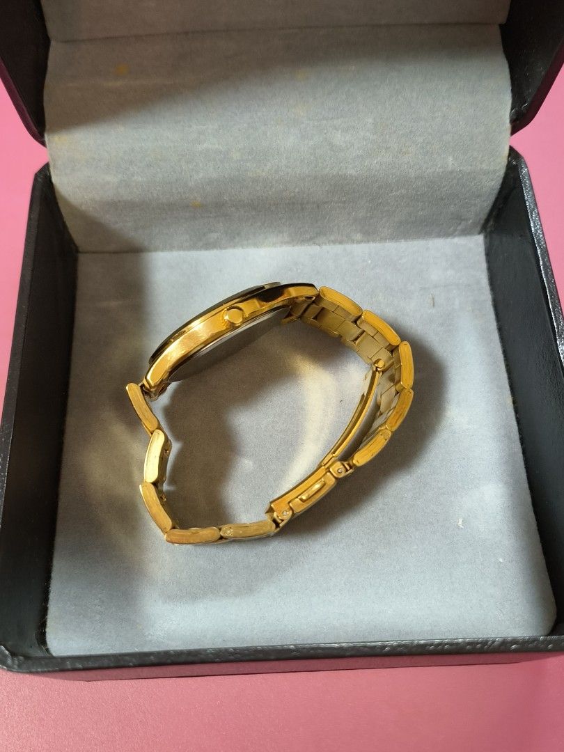 25Hours Gold Full Steel Quartz Watch, Men's Fashion, Watches ...