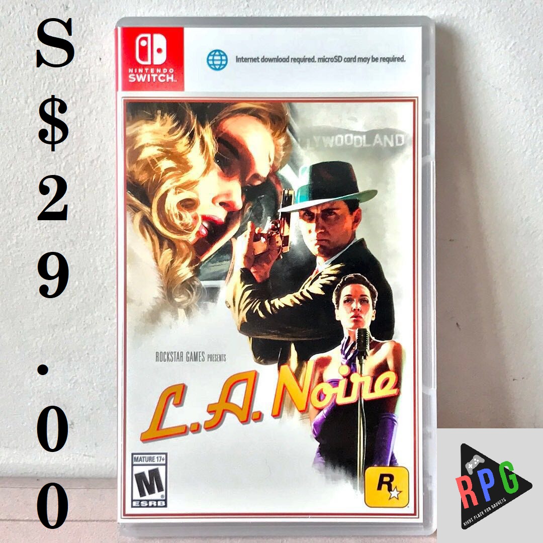 2nd hand Switch L.A. Noire, Video Gaming, Video Games, Nintendo on ...