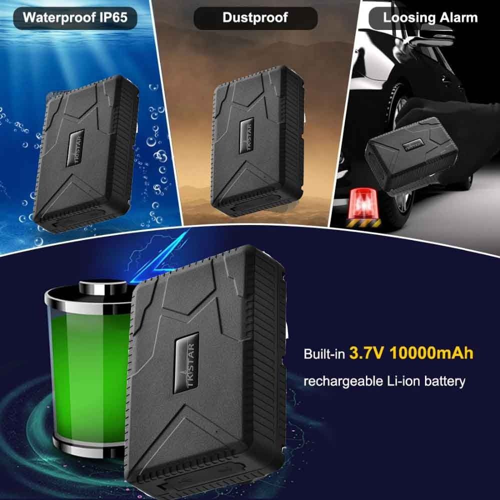 4G LTE TKSTAR TK915 Waterproof IP 66 Vehicle GPS Tracker Truck 120 Days ...