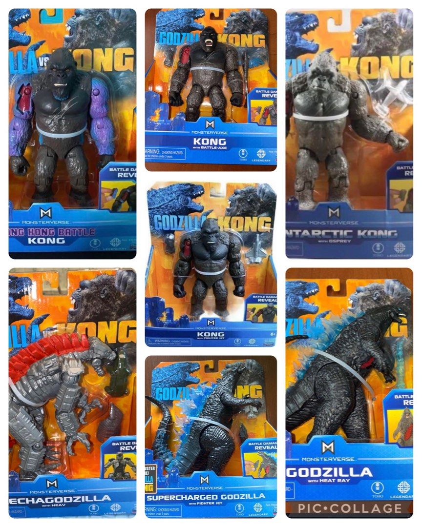 6 “ Godzilla Vs Kong - mechaGodzilla ($70) supercharged Godzilla w ...