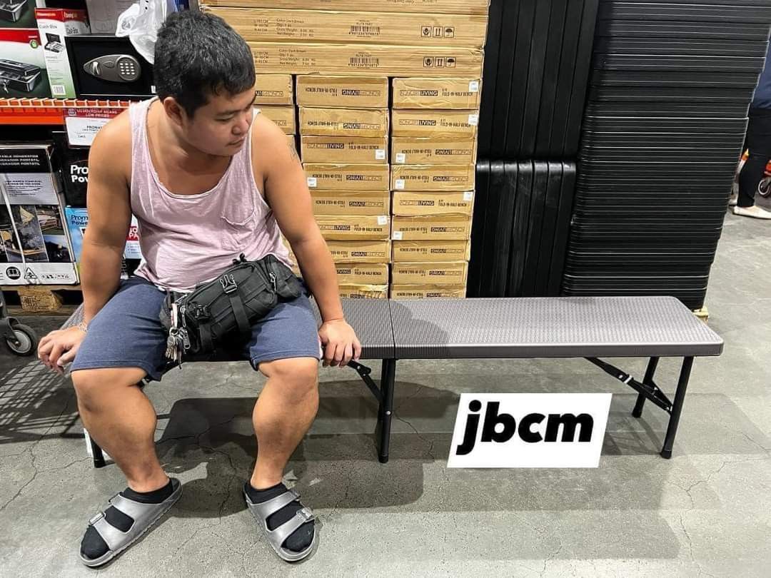 6ft Folding Long Bench Chair on Carousell