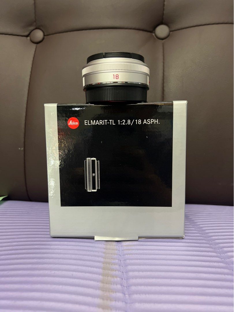 超平 完美無瑕 全套有盒 Leica T 18 18mm F2.8 Leica T TL CL SL, 攝影器材, 鏡頭及裝備 - Carousell