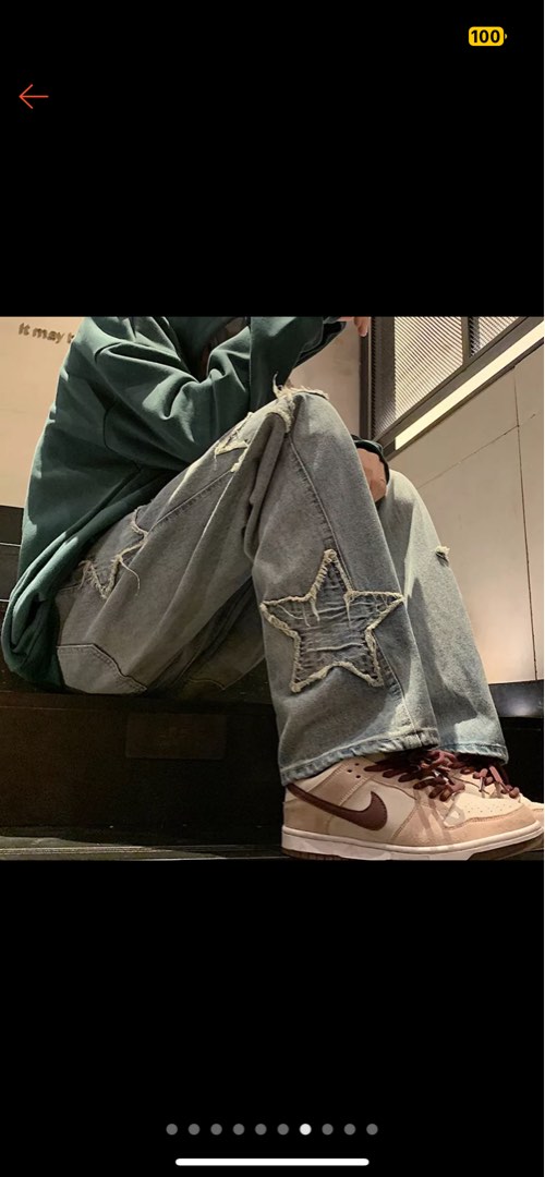 acubi star jeans, Women's Fashion, Bottoms, Jeans & Leggings on Carousell