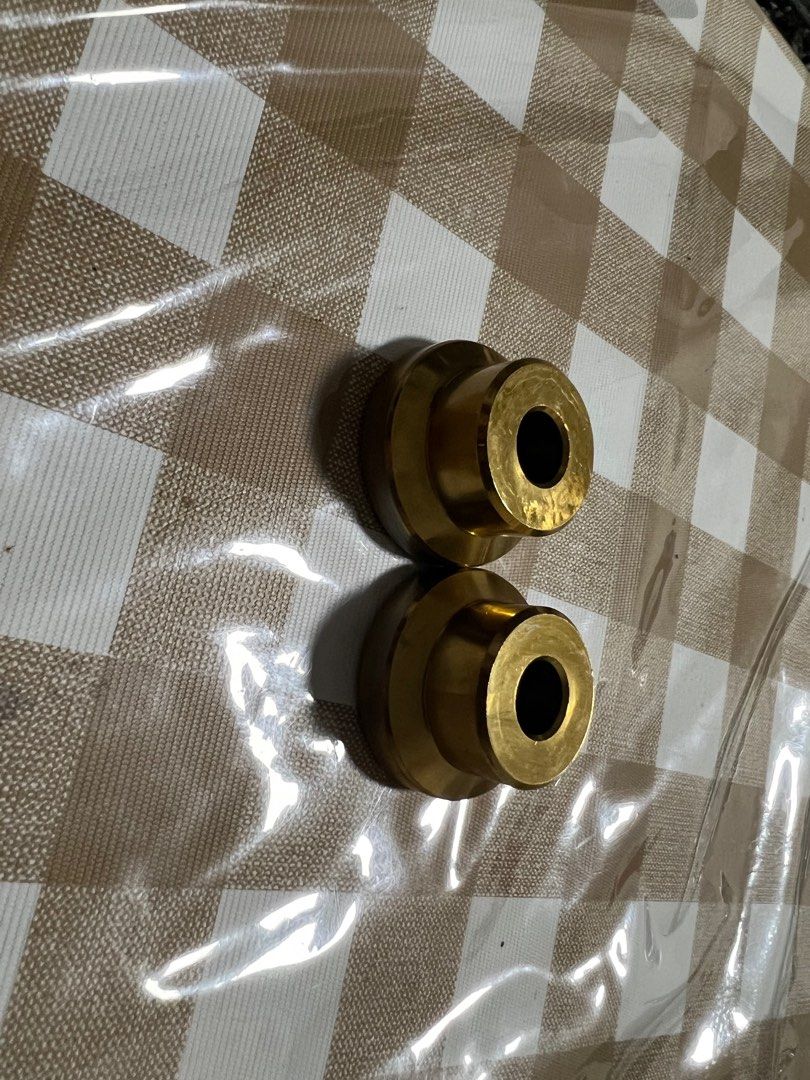 Aerox 155 Front Rear Wheel Bush (gold), Motorcycles, Motorcycle ...