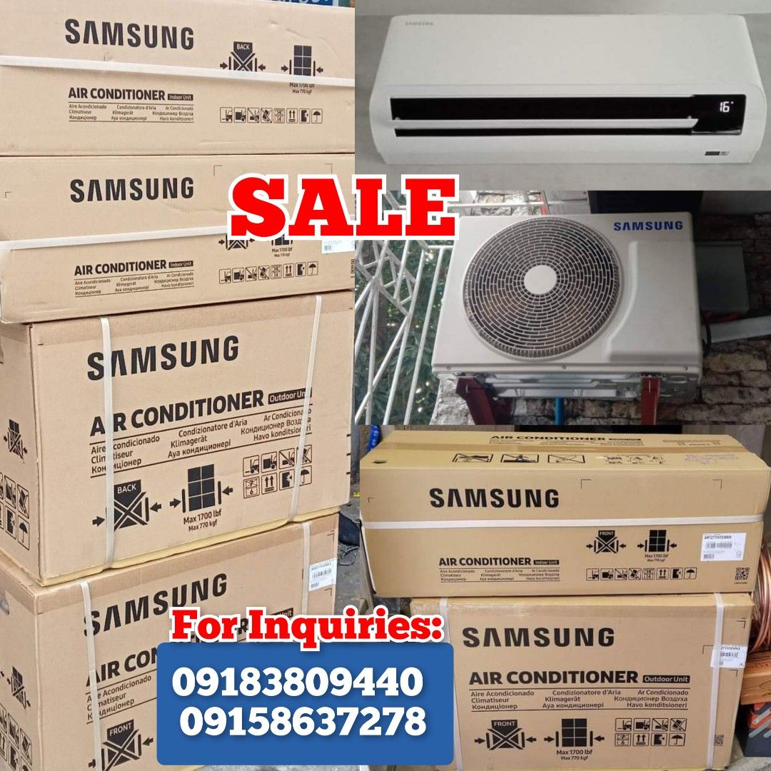 Affordable Samsung Split Type Aircon Inverter Tv And Home Appliances