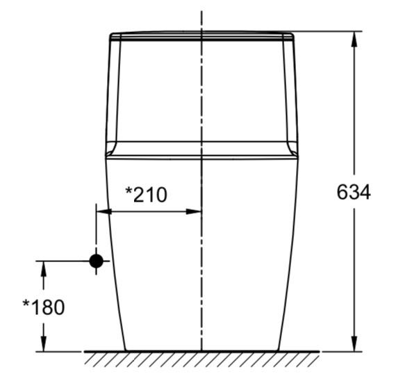 American Standard CL20075 Acacia Supersleek One Piece WC, Furniture ...