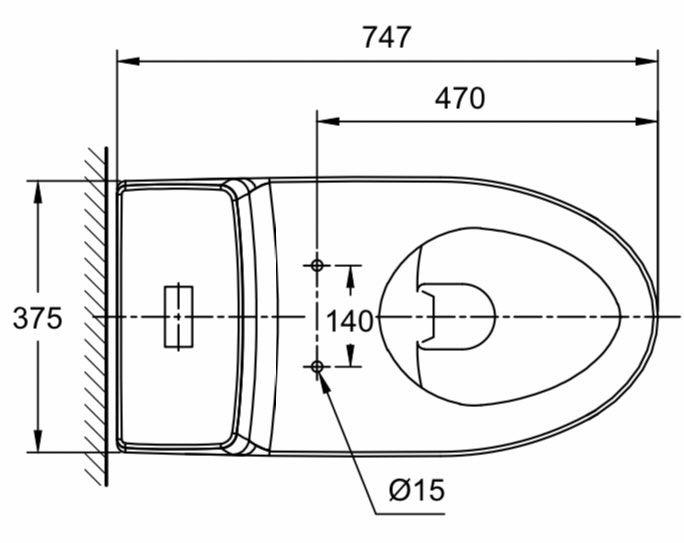American Standard CL20075 Acacia Supersleek One Piece WC, Furniture ...