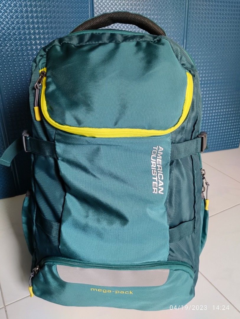 American Tourister Magna Backpack ( with rain cover ), Men's Fashion ...