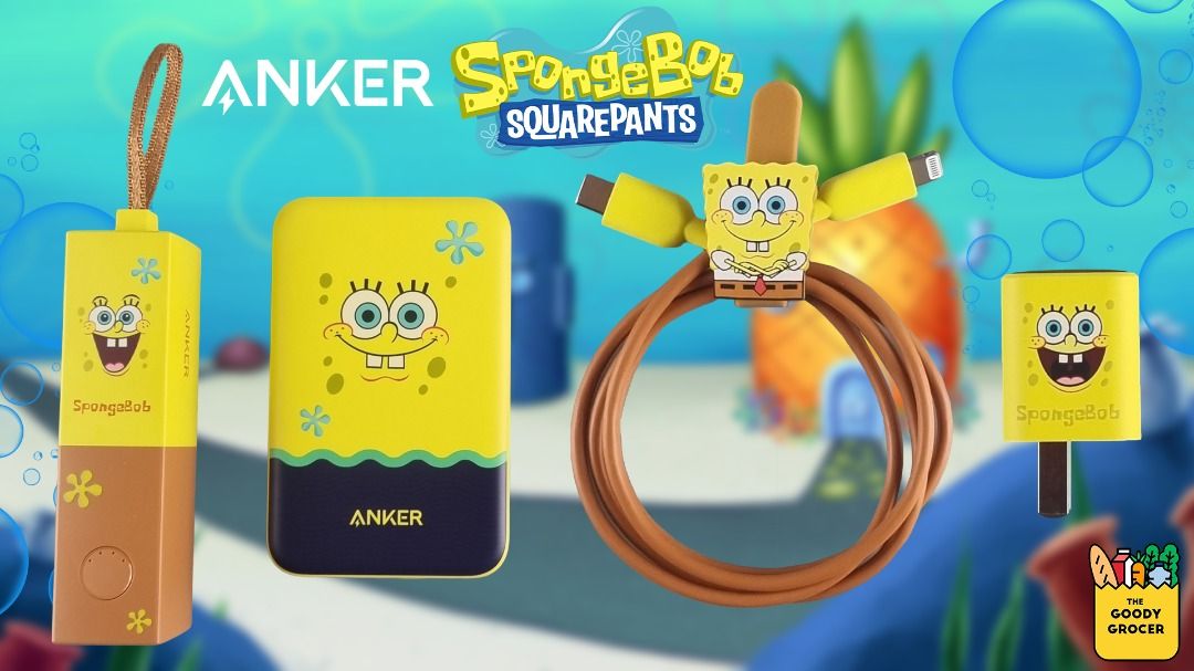 Anker 411 SpongeBob SquarePants PowerCore Fusion 2-in-1 5KmAh Power ...