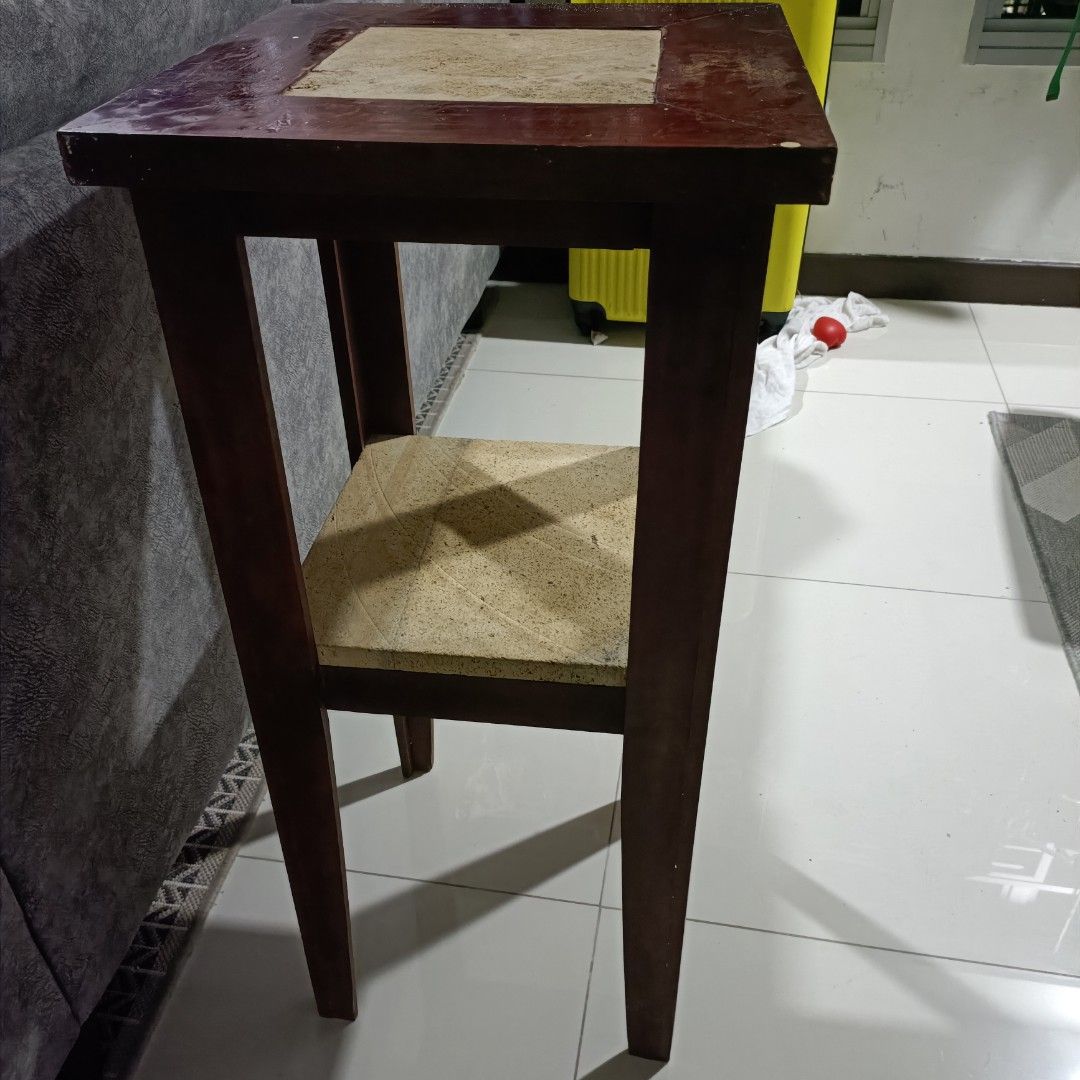 Antic side table, Furniture & Home Living, Furniture, Shelves, Cabinets ...