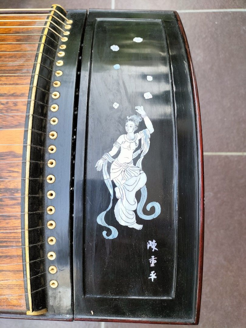 Antique Chinese Ancient Zither 'Guzheng'-Fvun4400523a2, Hobbies & Toys ...