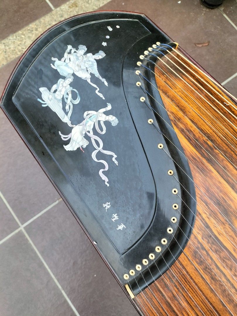 Antique Chinese Ancient Zither 'Guzheng'-Fvun4400523a2, Hobbies & Toys ...