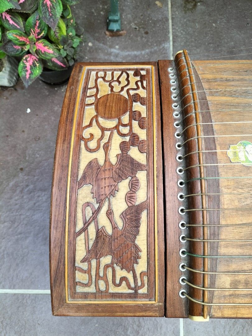 Antique Chinese Ancient Zither 'Guzheng' Fvun4400523, Hobbies & Toys ...