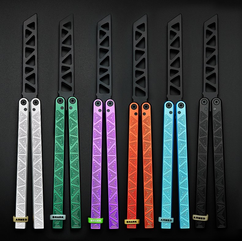 Armed Shark Glidr OG4 Balisong Trainer, Hobbies & Toys, Toys & Games on Carousell