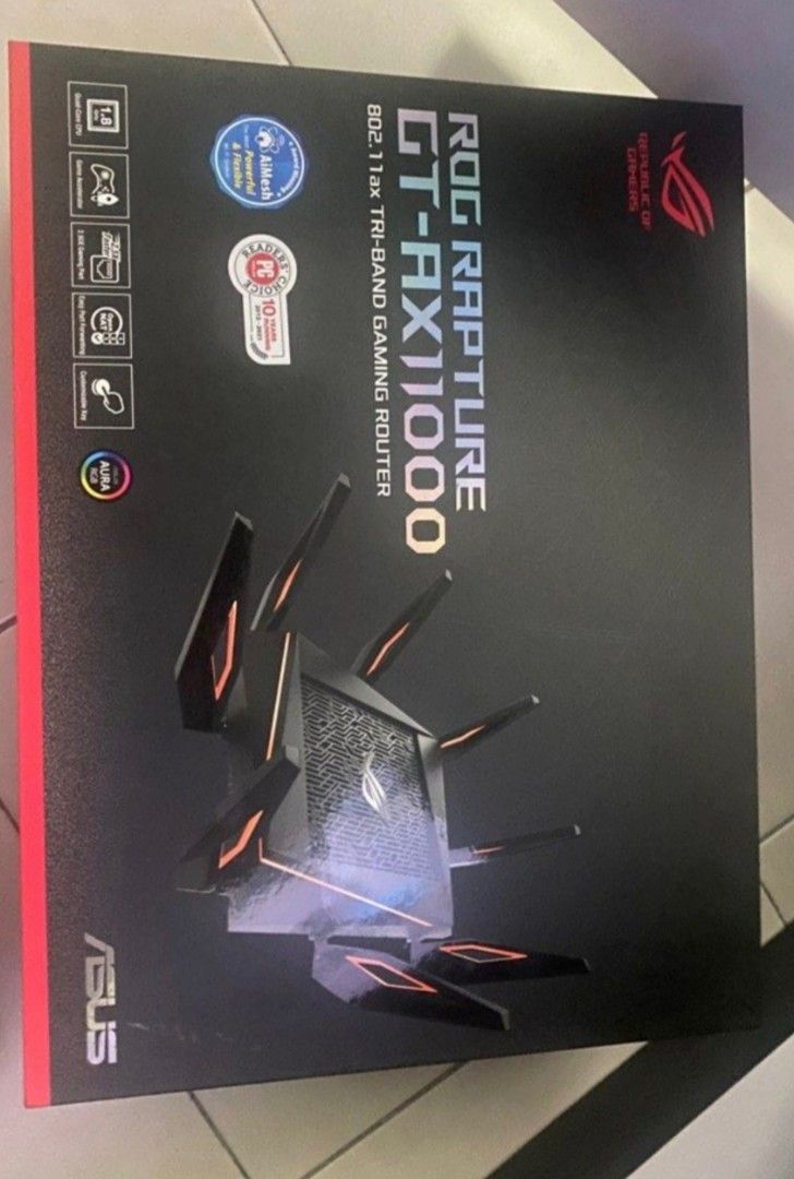 Asus Router GT-AX1100, Computers & Tech, Office & Business Technology ...