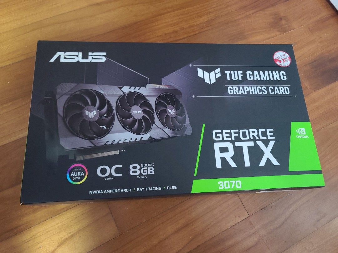 Asus Tuf Gaming RTX 3070, Computers & Tech, Parts & Accessories ...