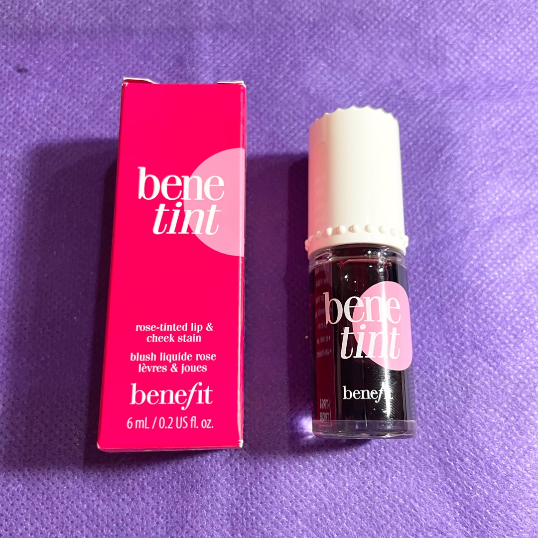 AUTHENTIC FULL SIZE Benefit cosmetics benetint lip and cheek stain tint ...