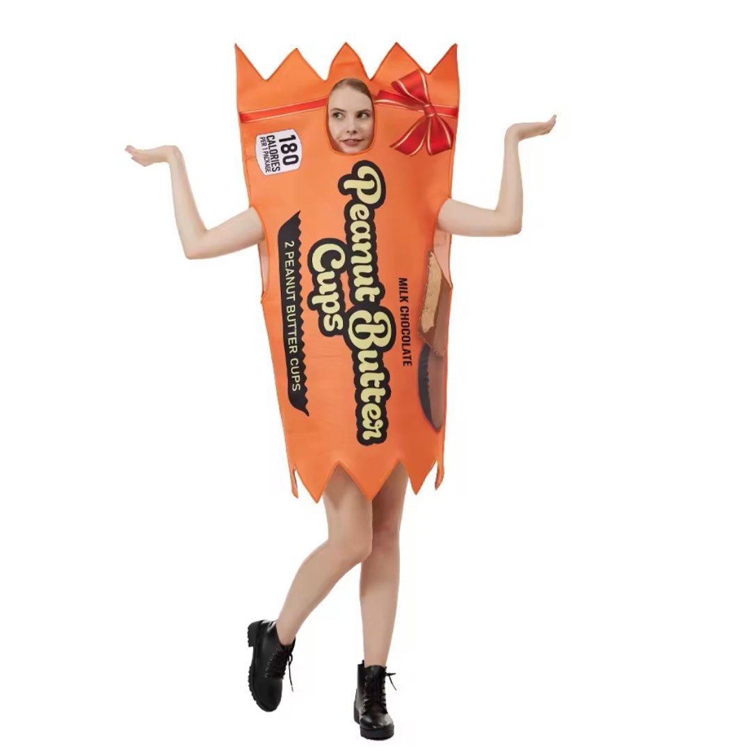[Avail] Adults Hershey's Chocolate Costume Halloween Party Outfit Food ...
