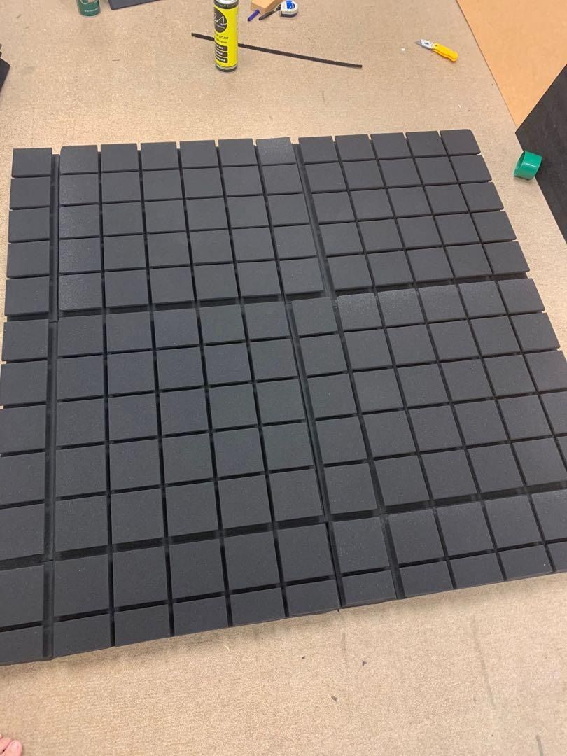 BA Brick Absorption Foam. 12pcs Pack, Audio, Other Audio Equipment on ...