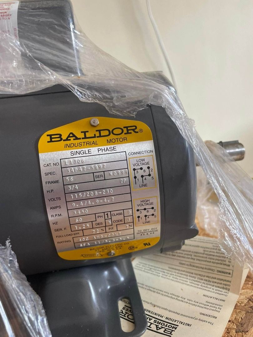 Baldor Induction Motor on Carousell