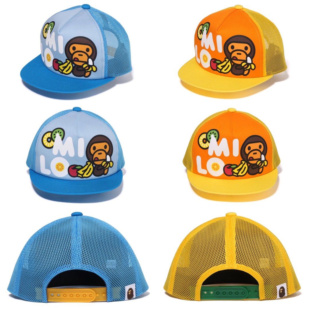 BAPE BABY MILO FRUITS MESH CAP, Men's Fashion, Watches & Accessories ...