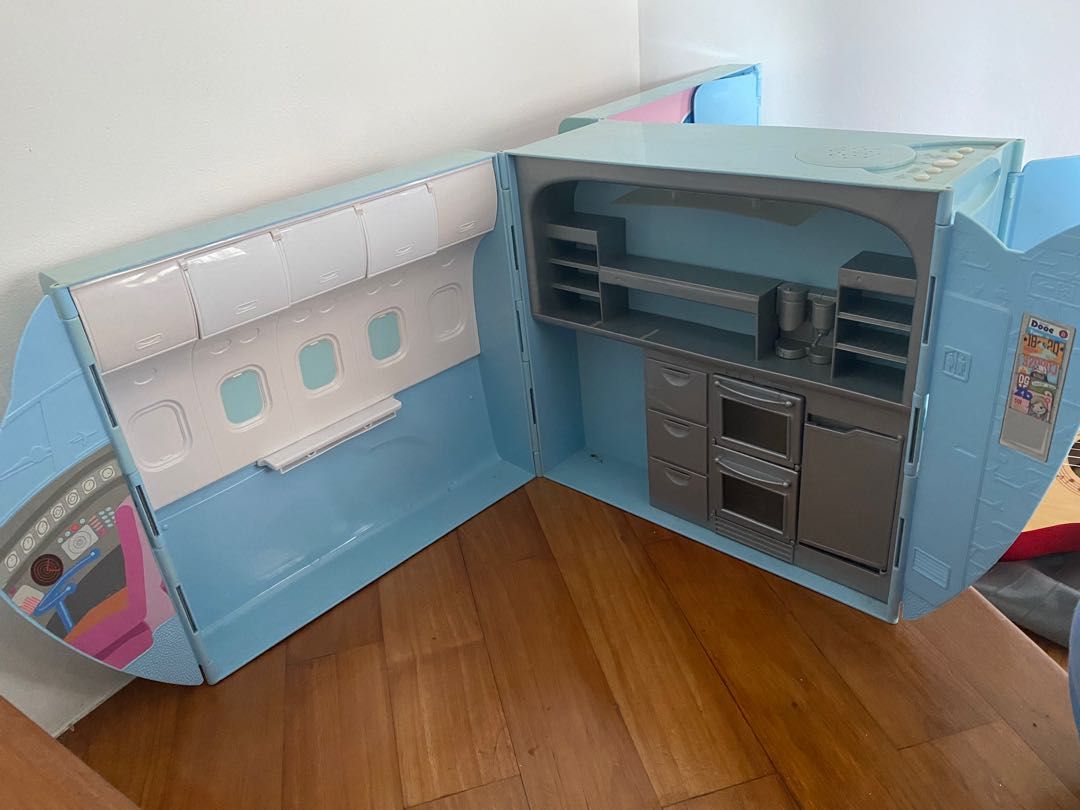 Barbie jet with music and lights, Hobbies & Toys, Toys & Games on Carousell