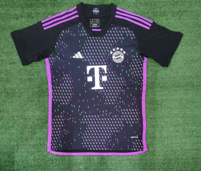 Bayern Munich Away kit 23-24 Football Jersey, Men's Fashion, Tops ...