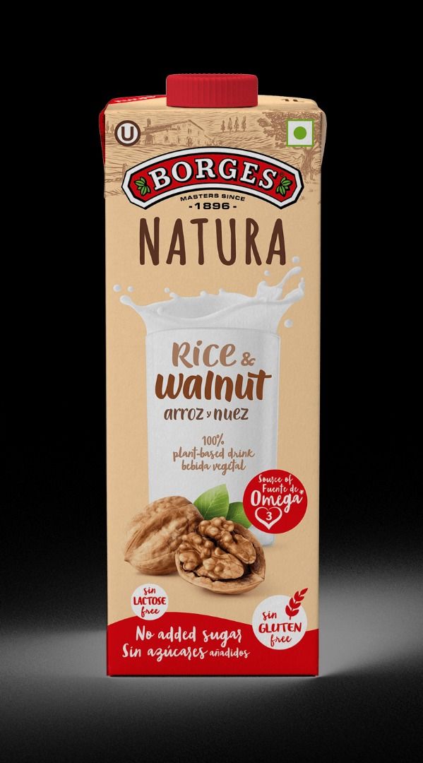 Borges Rice & Nut Drink 1L, Food & Drinks, Beverages on Carousell