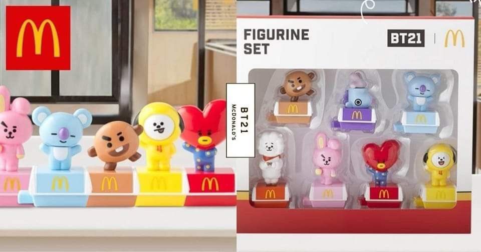 Bt21 figurine set on Carousell